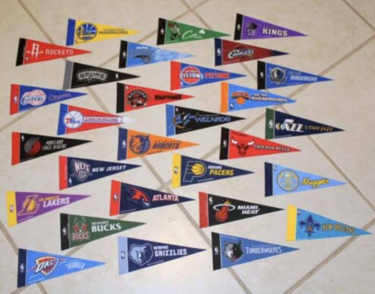 Collector of The Week - NBA Basketball Pennant Collection