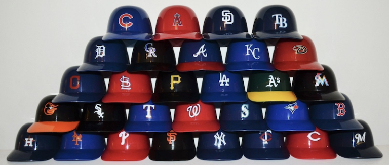 Collector of The Week - Mini Baseball Helmet Collection
