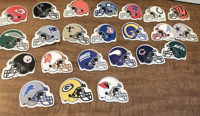 Collector of The Week - NFL Helmet Magnet Collection